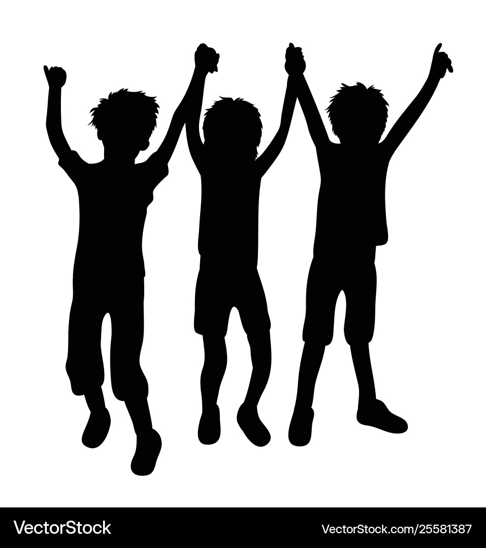 Cute Girl Trio Vector Images (36)