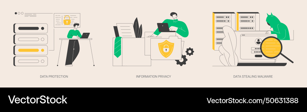Digital security abstract concept Royalty Free Vector Image Digital security abstract concept Royalty Free Vector Image