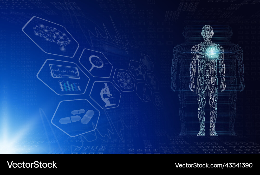 Technology and science concept Royalty Free Vector Image