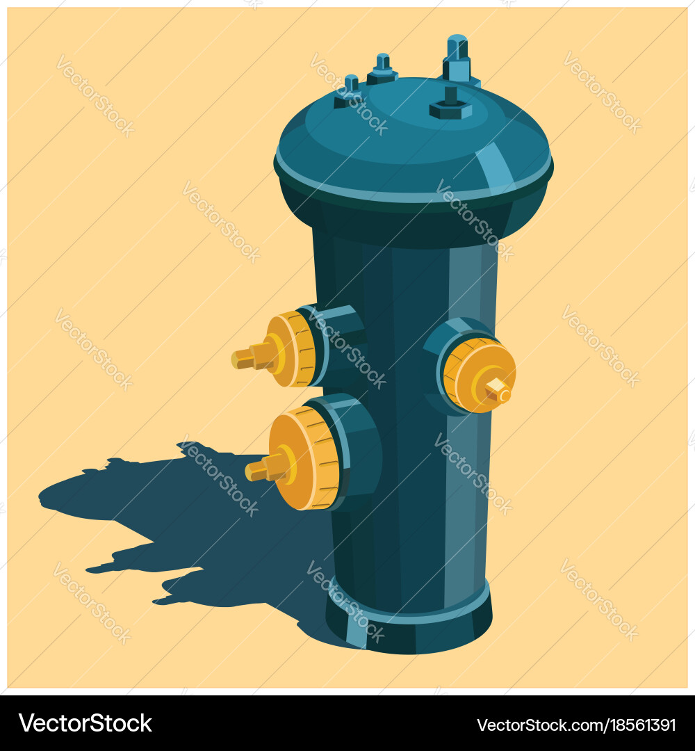 Fire hydrant Royalty Free Vector Image - VectorStock