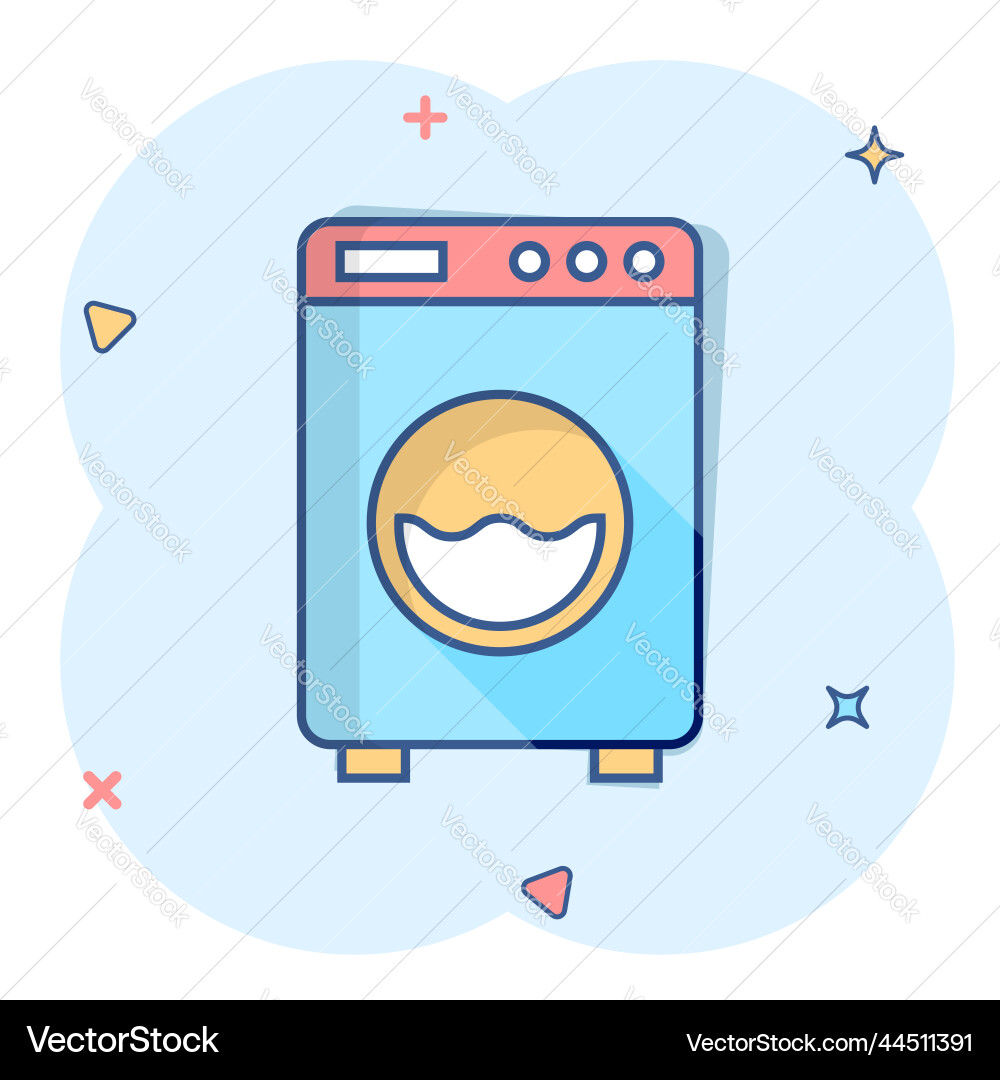 Comic Washing Machine Vector Images (over 260)