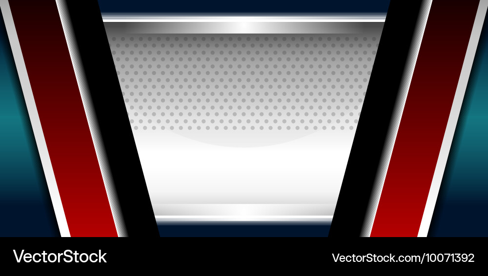 Geometric Red Blue Metallic Background Royalty Free Vector