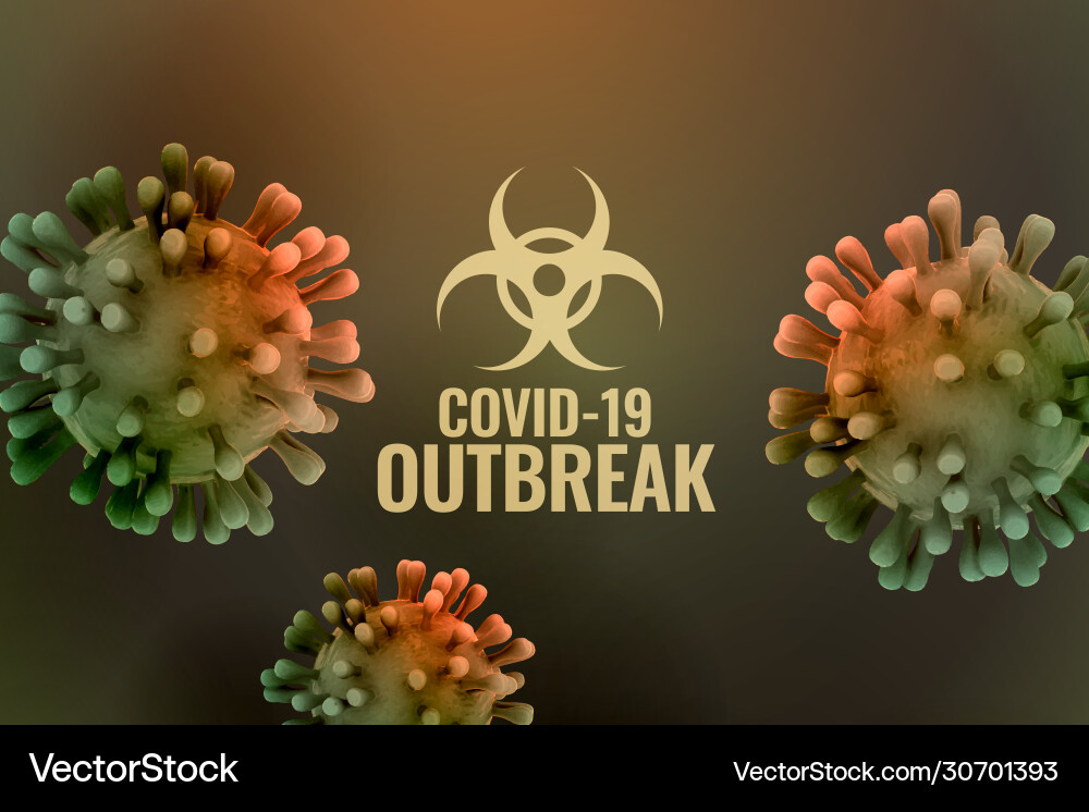 Coronavirus Pandemic Background Royalty Free Vector Image