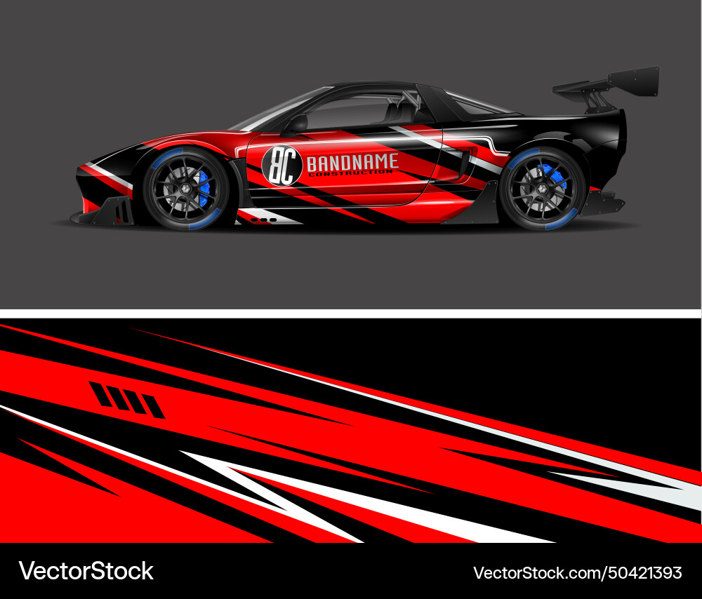 Design vehicle wraps car wrap d Royalty Free Vector Image