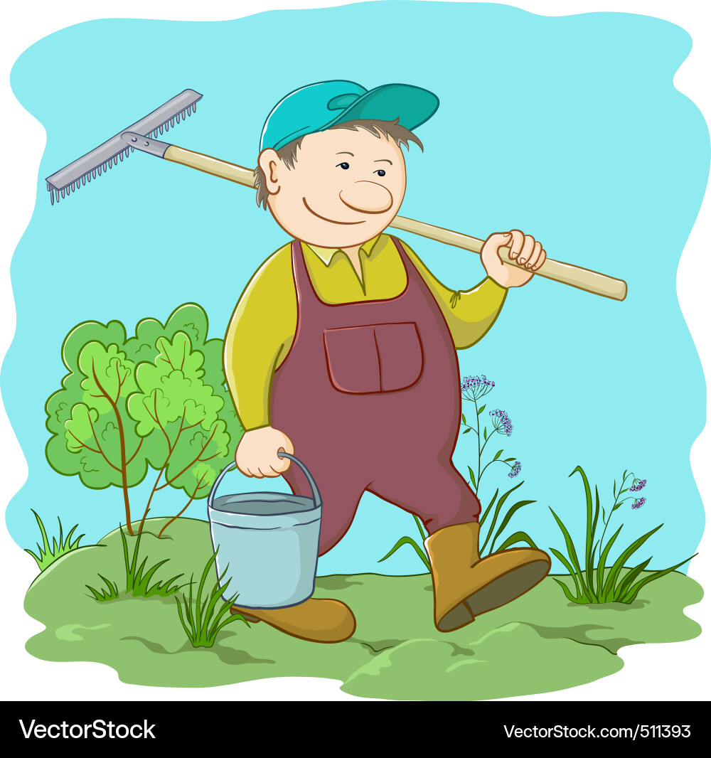 Gardener Royalty Free Vector Image - VectorStock