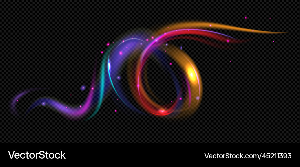Magic air swirl composition Royalty Free Vector Image
