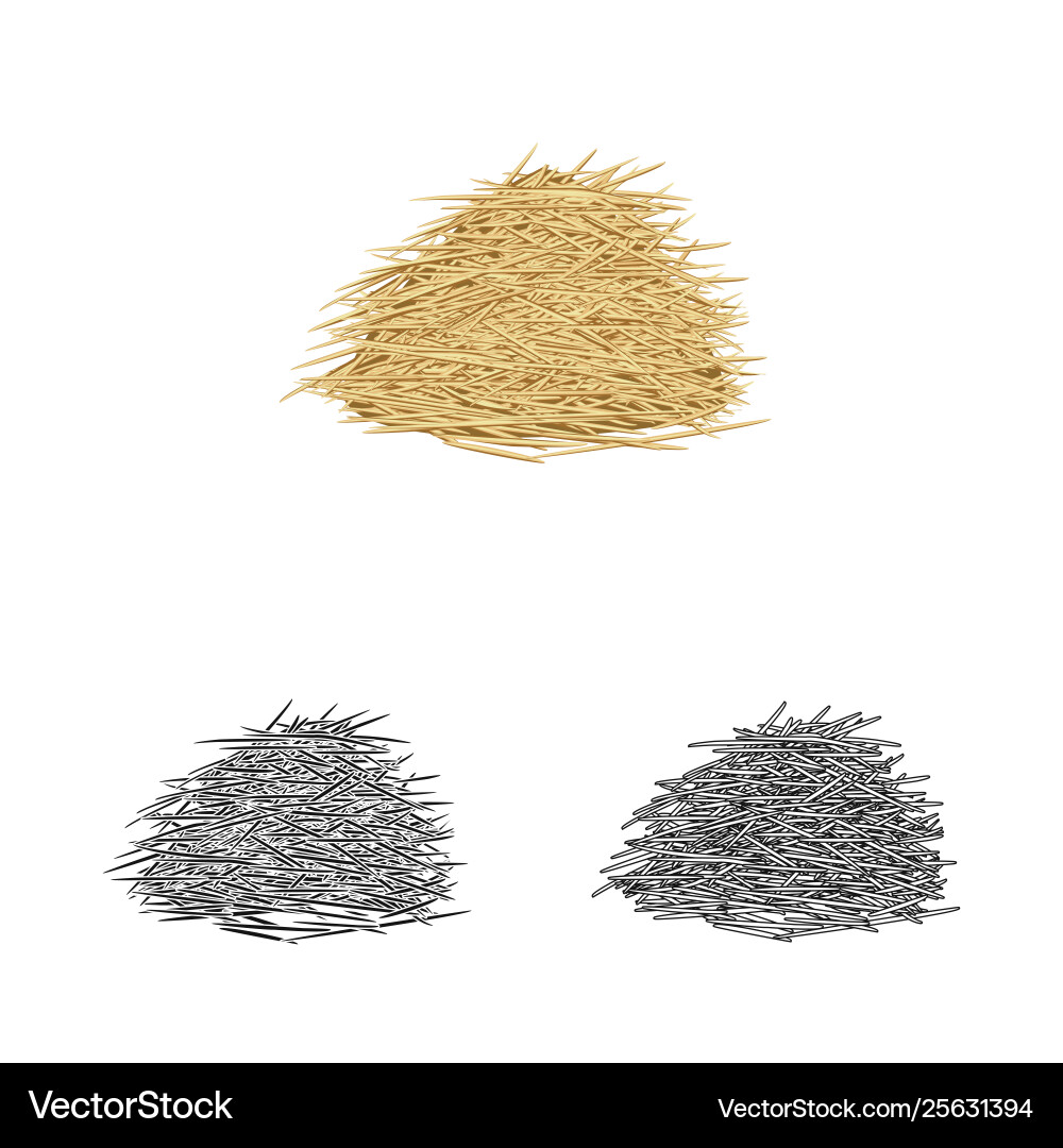 Bagasse and raw icon Royalty Free Vector Image