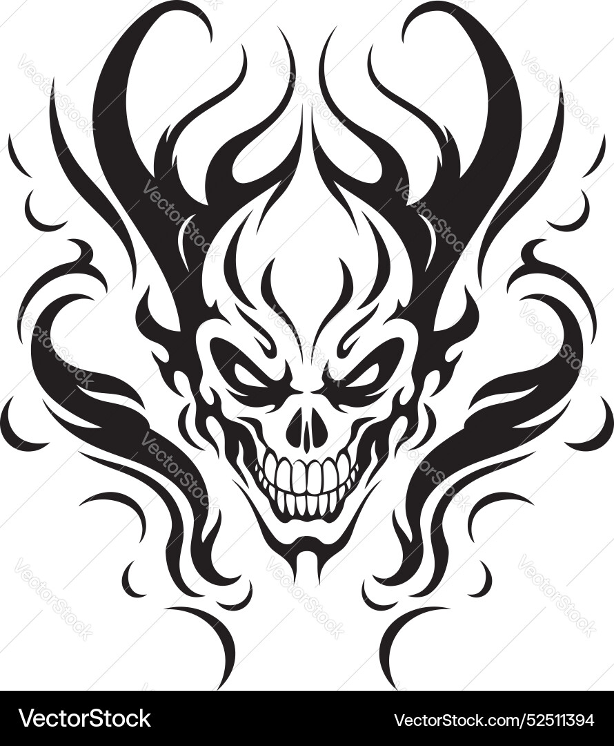 Glyphic code icon ancient power fractal nexus Vector Image