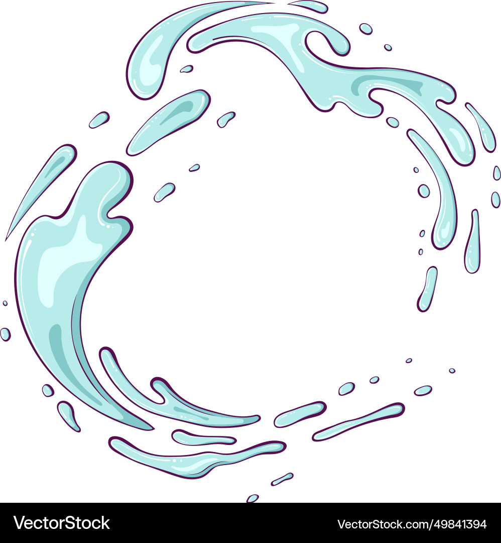 Liquid splash color Royalty Free Vector Image - VectorStock