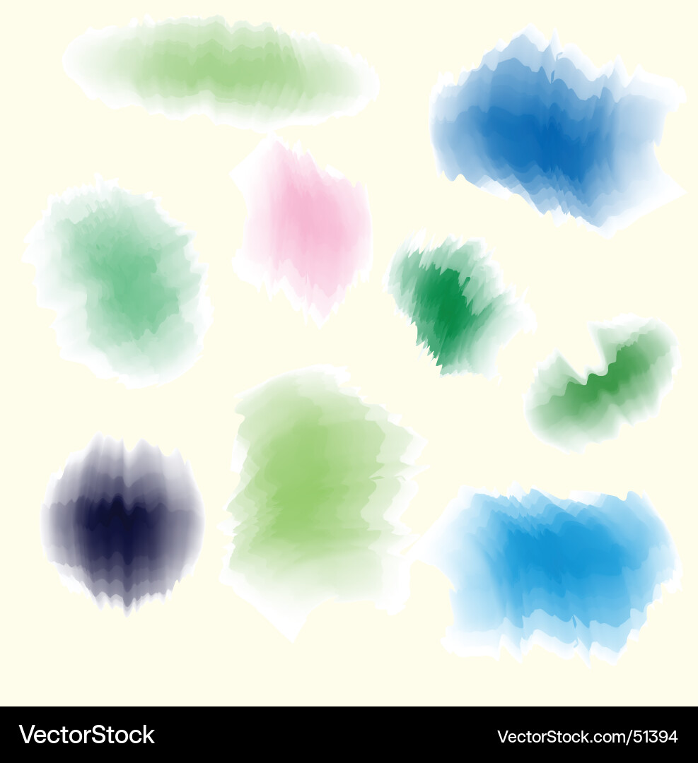 Water color effect Royalty Free Vector Image - VectorStock