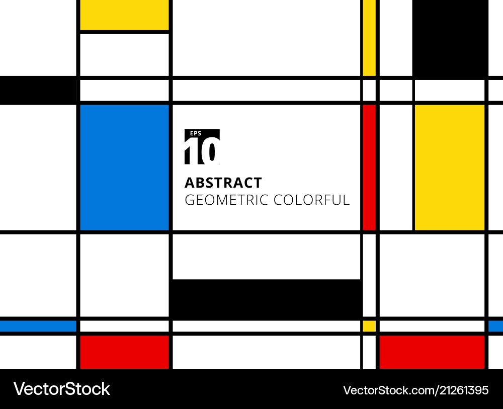 Geometric White and Black Pattern Royalty Free Vector Image