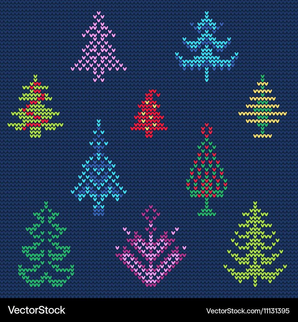 Ugly sweater pattern Royalty Free Vector Image
