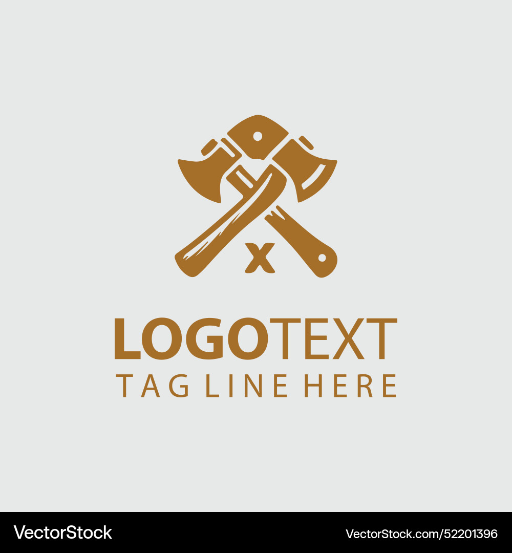 Axe logo Royalty Free Vector Image - VectorStock