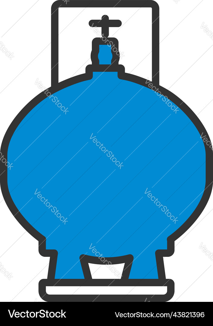 Gas cylinder icon Royalty Free Vector Image - VectorStock