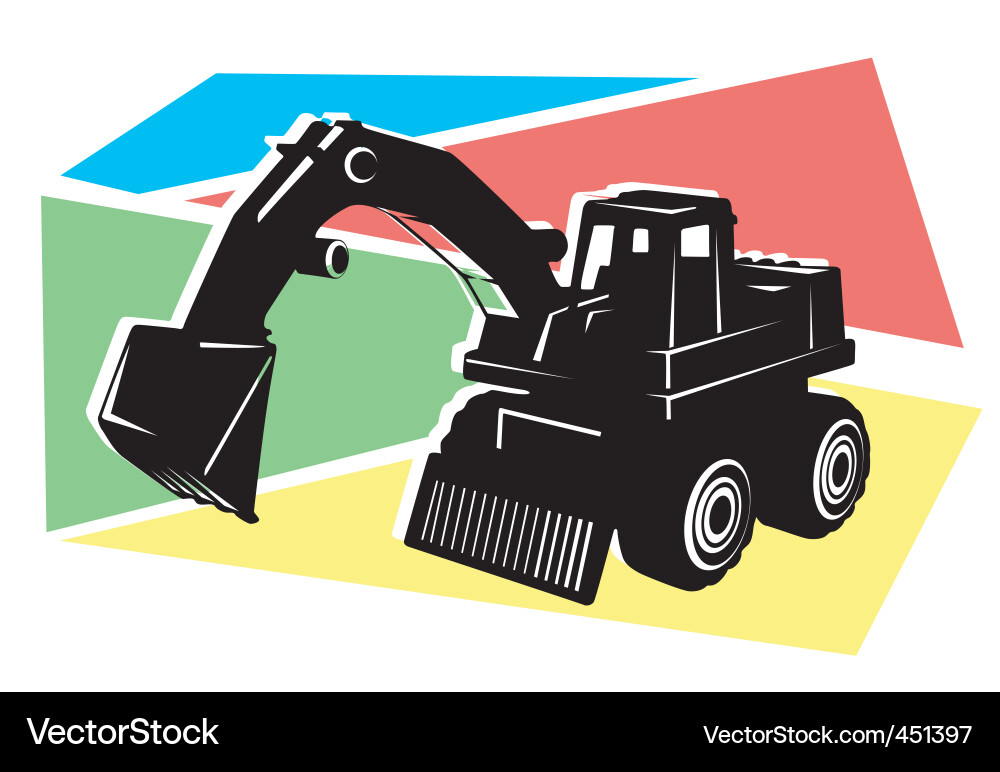 Bulldozer Royalty Free Vector Image - VectorStock