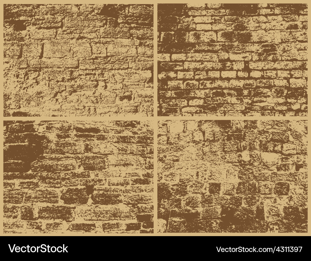 Masonry set Royalty Free Vector Image - VectorStock