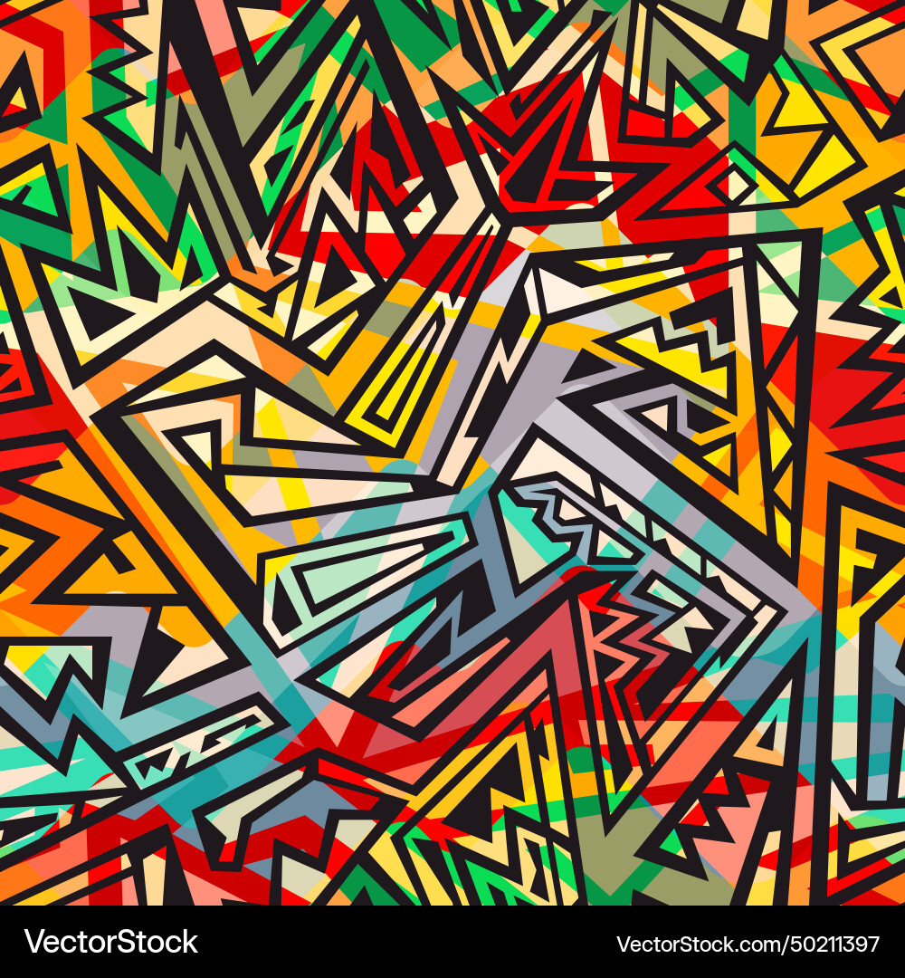 Tribal Geometric Pattern Royalty Free Vector Image