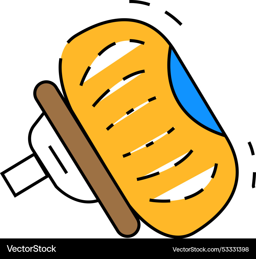 Airbag car icon color Royalty Free Vector Image