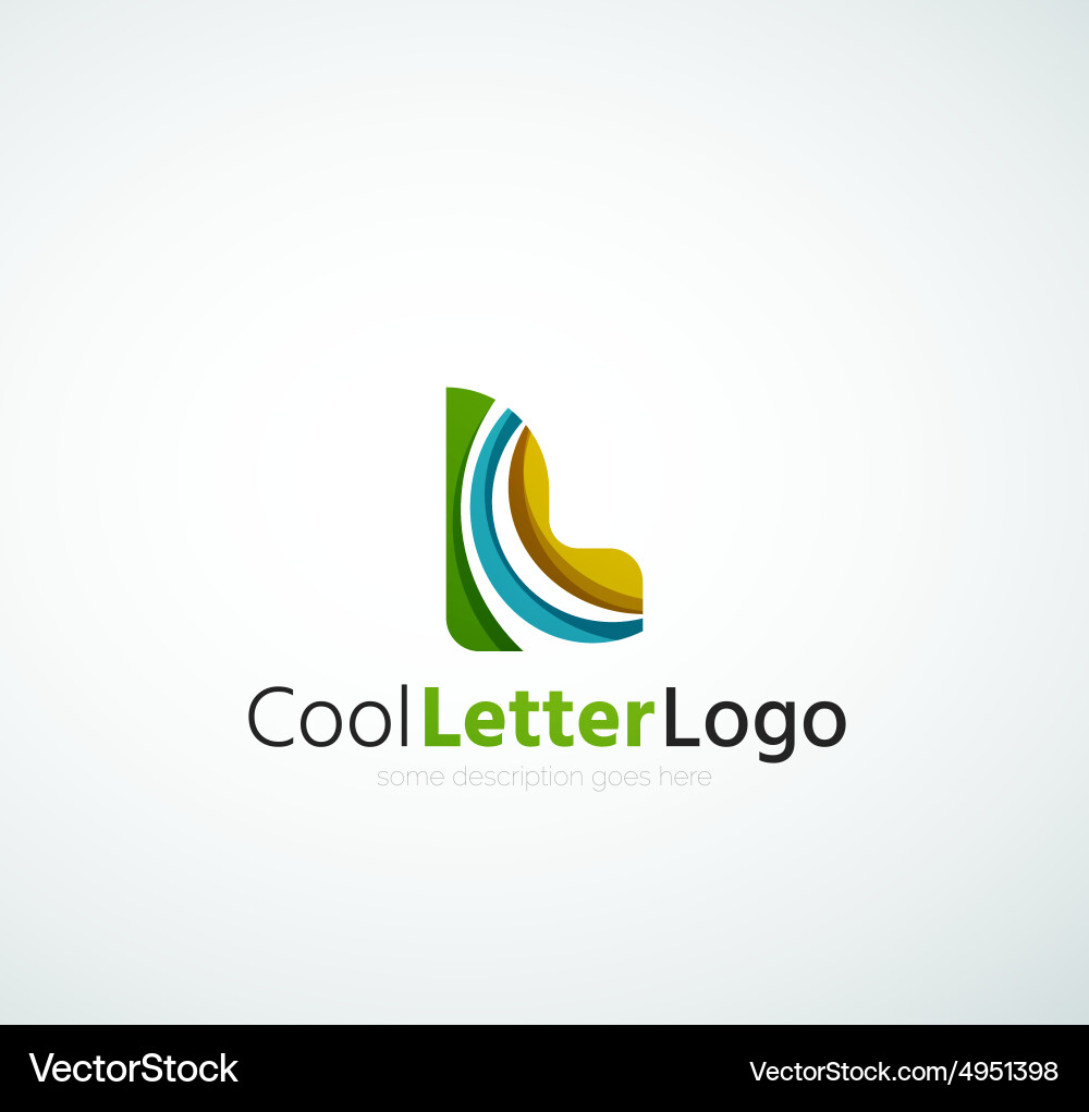 Letter company logo Royalty Free Vector Image - VectorStock
