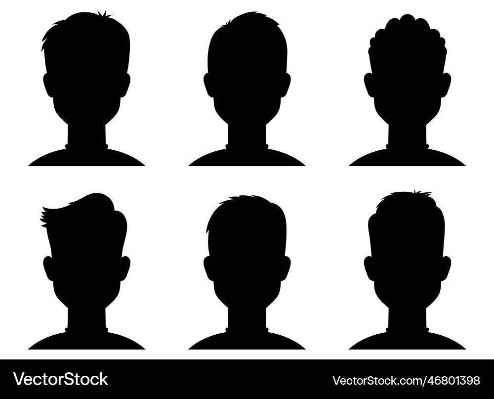 Man face design isolated on white background Vector Image
