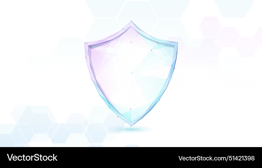 Security shield protection cyber data Royalty Free Vector