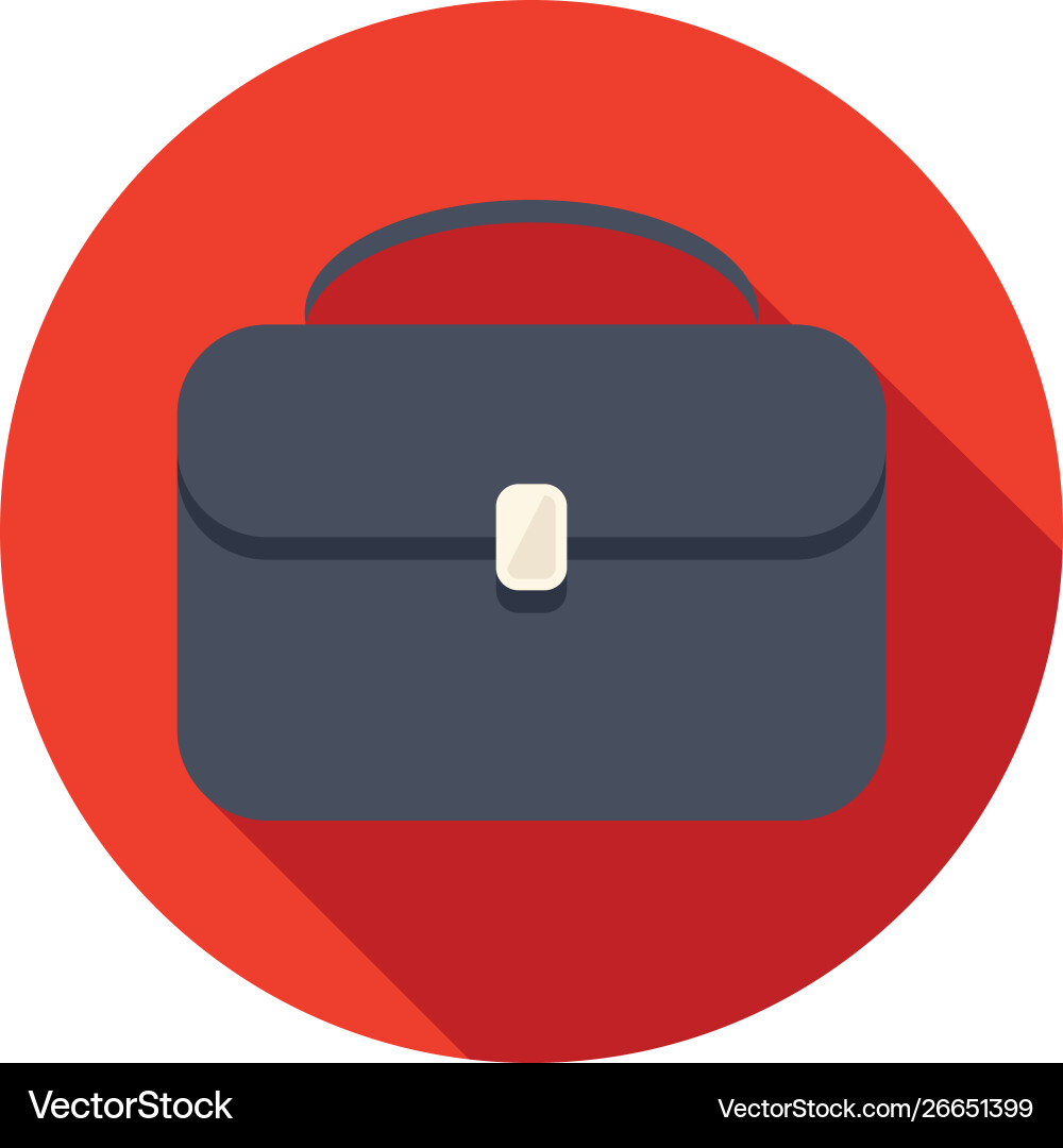 Briefcase stylish icon Royalty Free Vector Image