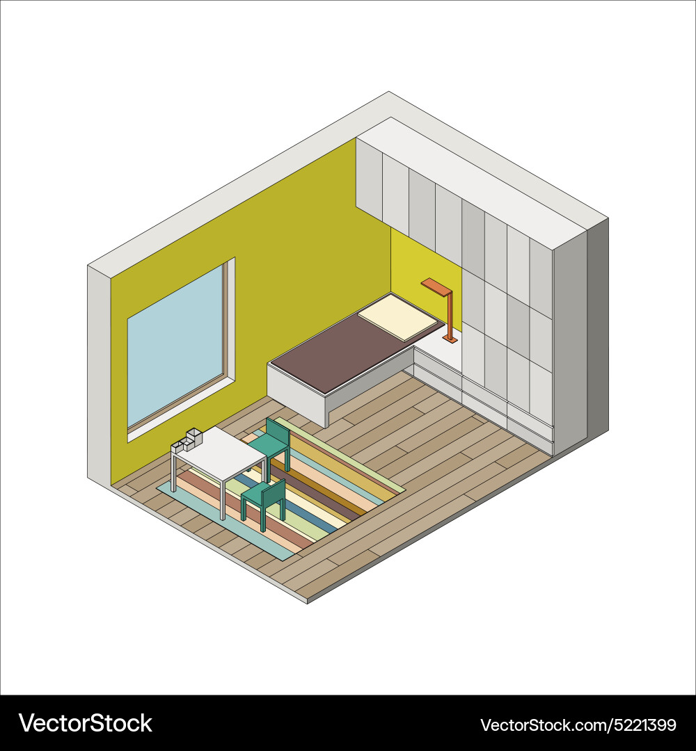 Children room Royalty Free Vector Image - VectorStock