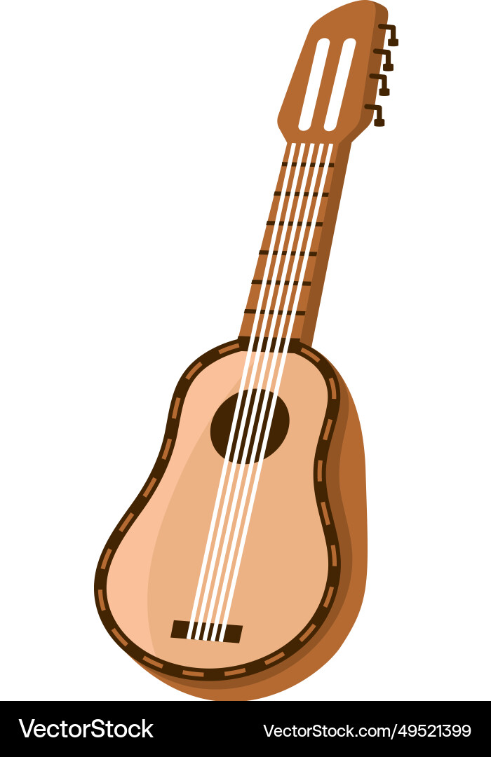 Chile charango instrument Royalty Free Vector Image