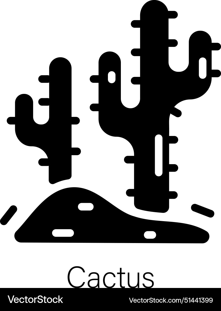 Kaktus Lizenzfreies Vektorbild - VectorStock