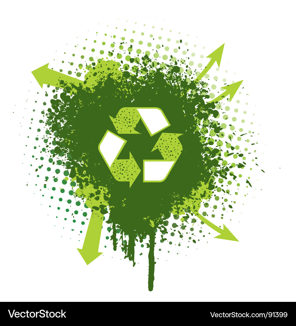 Recycle logo Royalty Free Vector Image - VectorStock