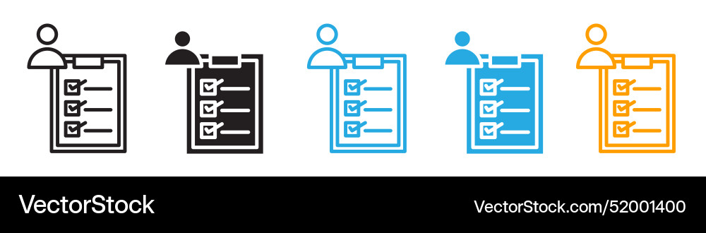 Personality characteristics icon line art Vector Image