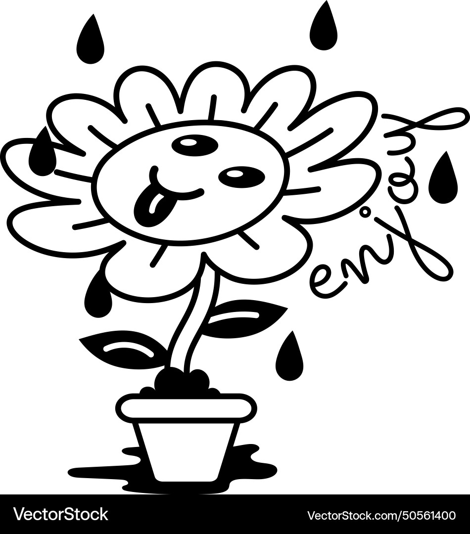 Spring rain Royalty Free Vector Image - VectorStock