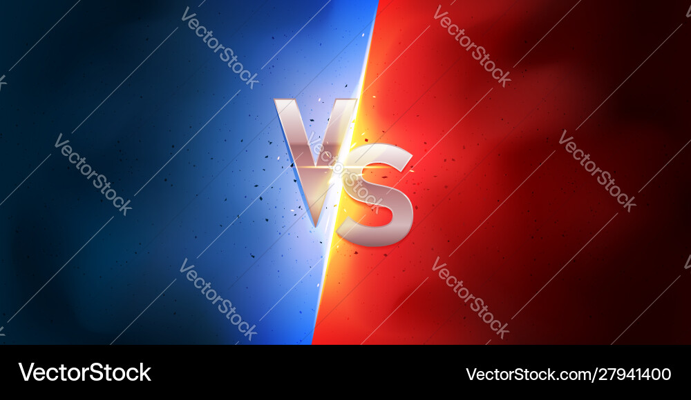 Versus background Royalty Free Vector Image - VectorStock