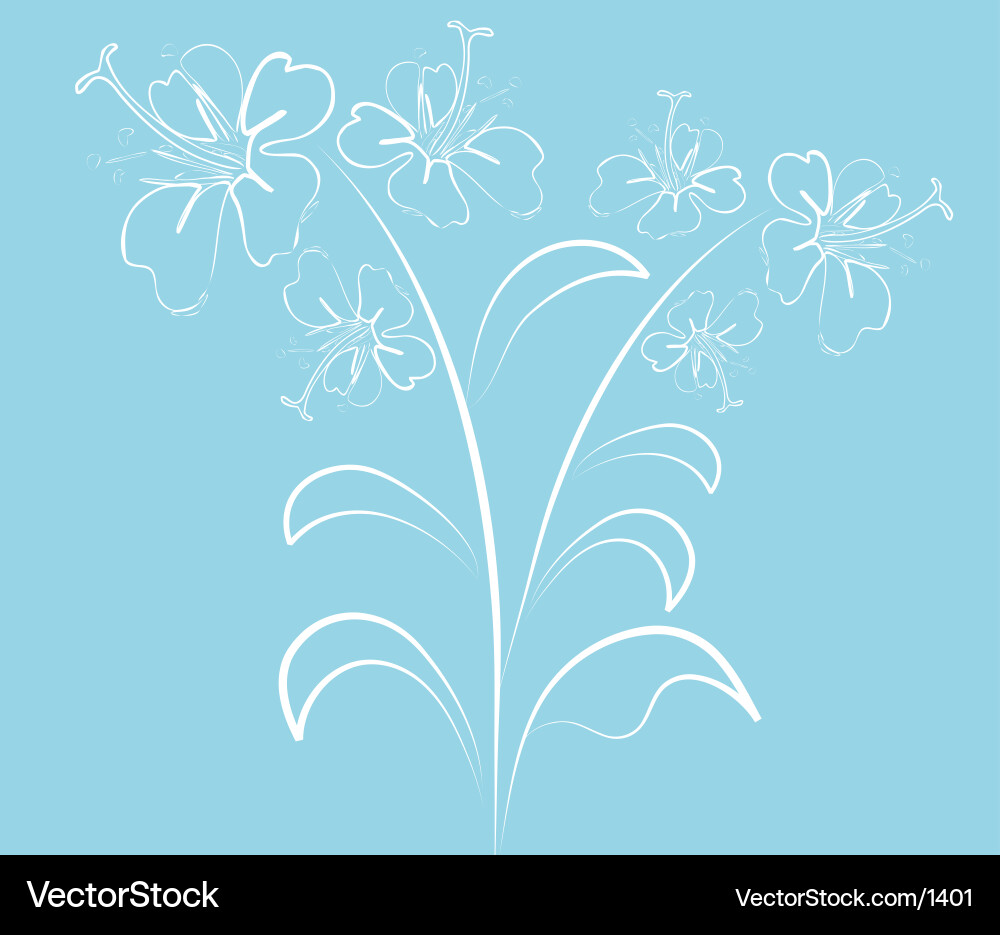 Floral design Royalty Free Vector Image - VectorStock
