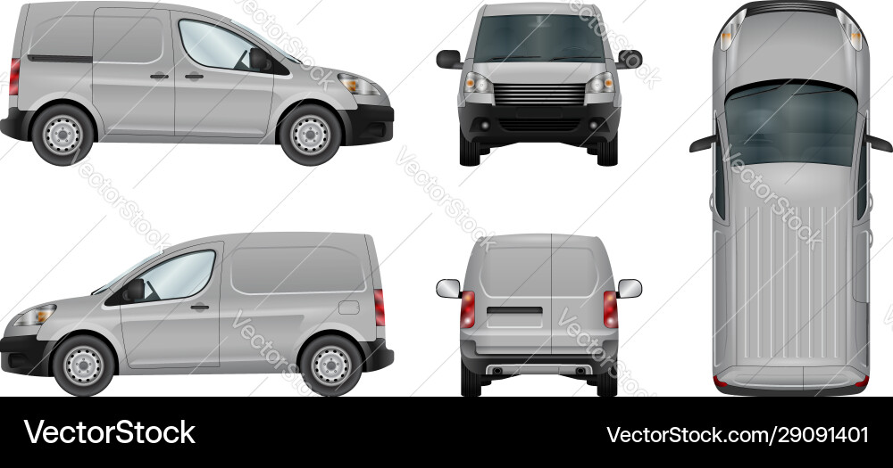 Freight car template Royalty Free Vector Image