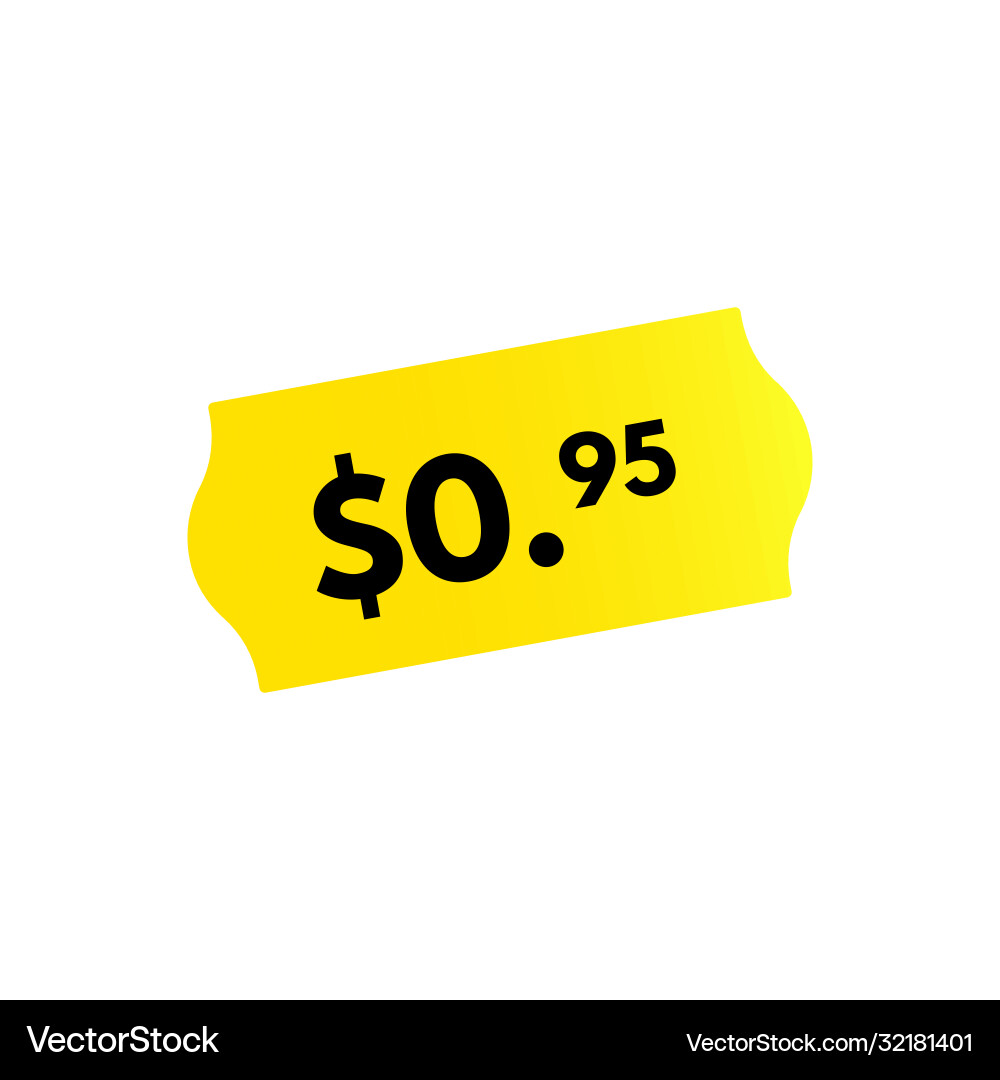 Price tag Royalty Free Vector Image - VectorStock