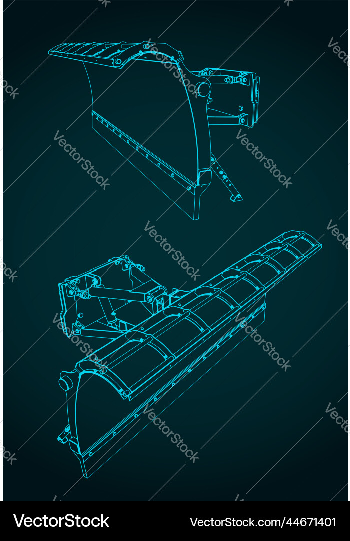 Snow plow Royalty Free Vector Image - VectorStock