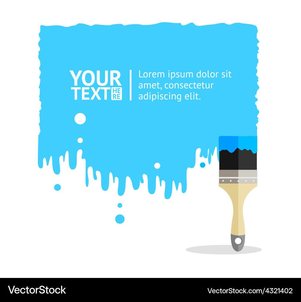 Brush background Royalty Free Vector Image - VectorStock