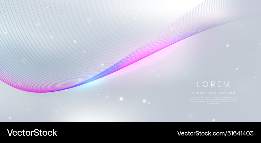 Abstract elegant white background with colorful Vector Image