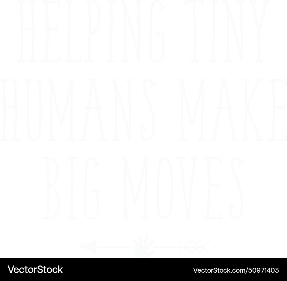 Helping tiny humans make big moves pediatric Vector Image