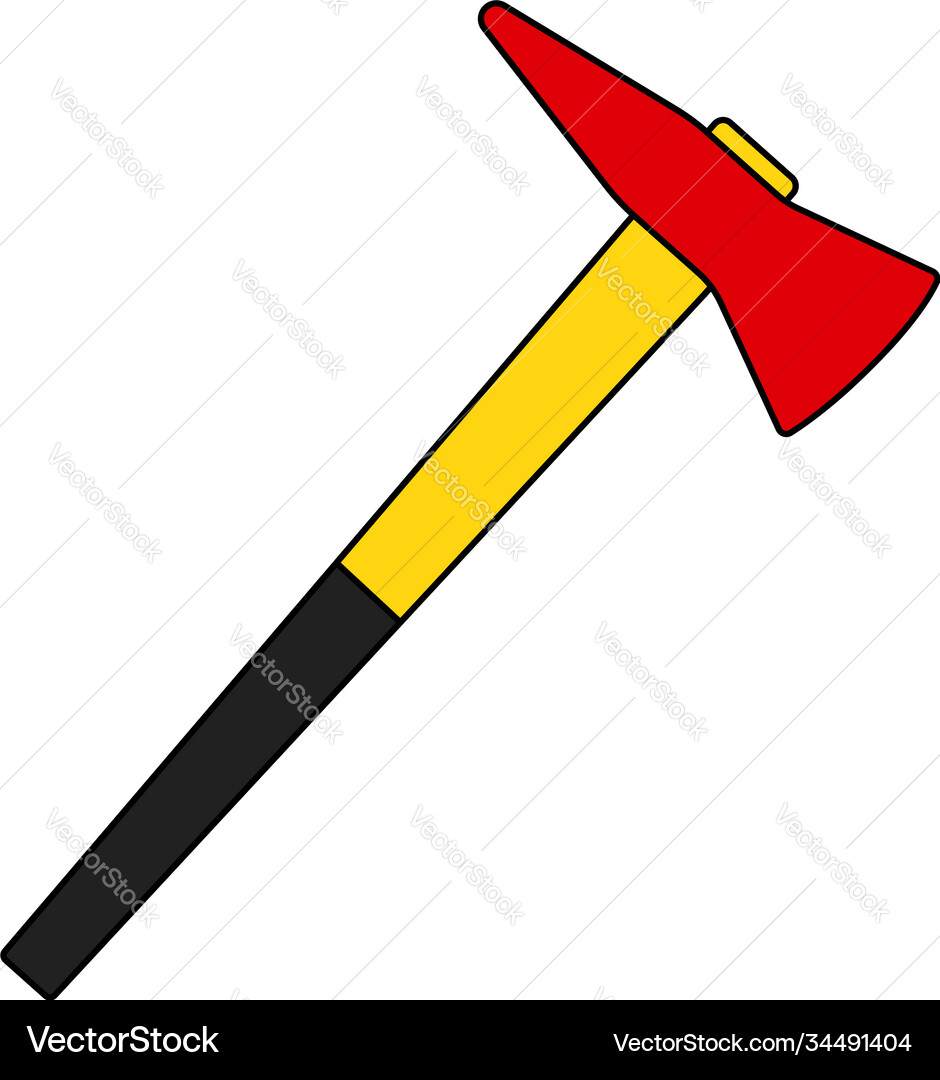 Fire axe icon Royalty Free Vector Image - VectorStock