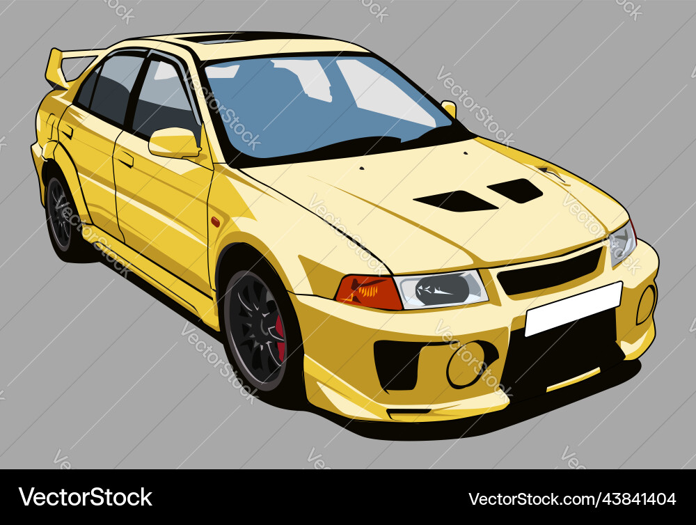 Jdm car design Royalty Free Vector Image - VectorStock