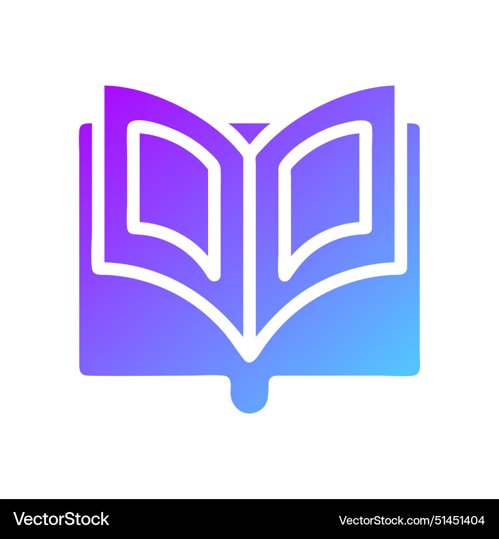 Quran element solid blue purple ramadan Royalty Free Vector