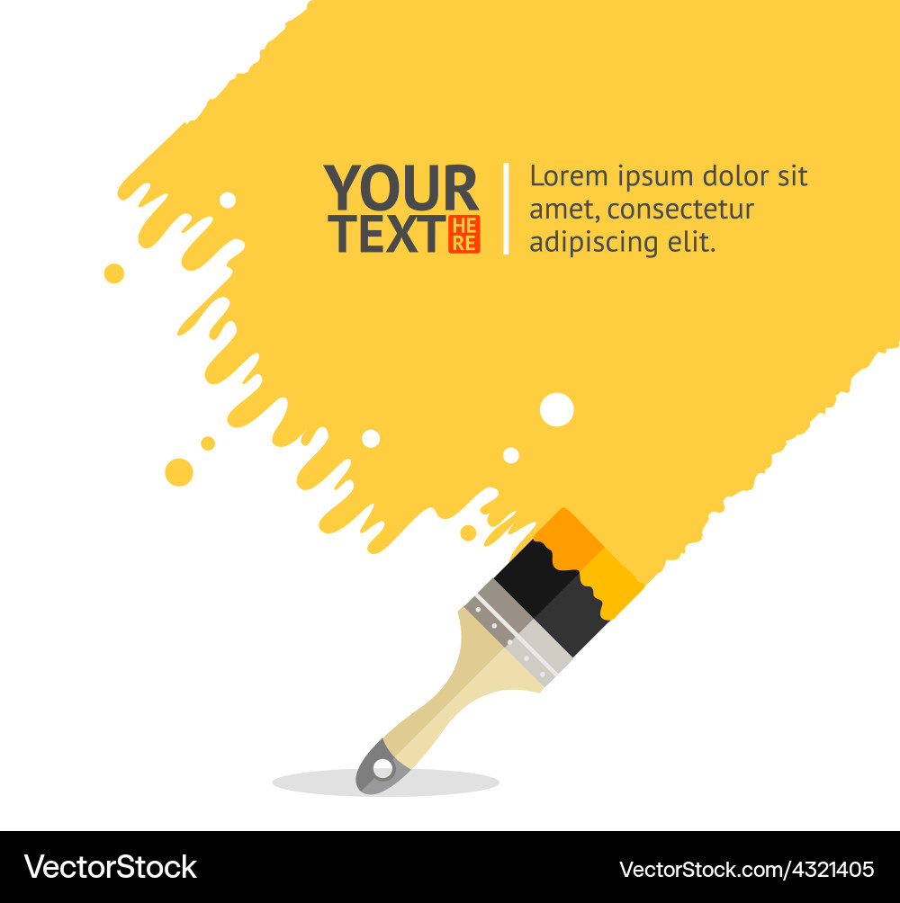 Brush background Royalty Free Vector Image - VectorStock