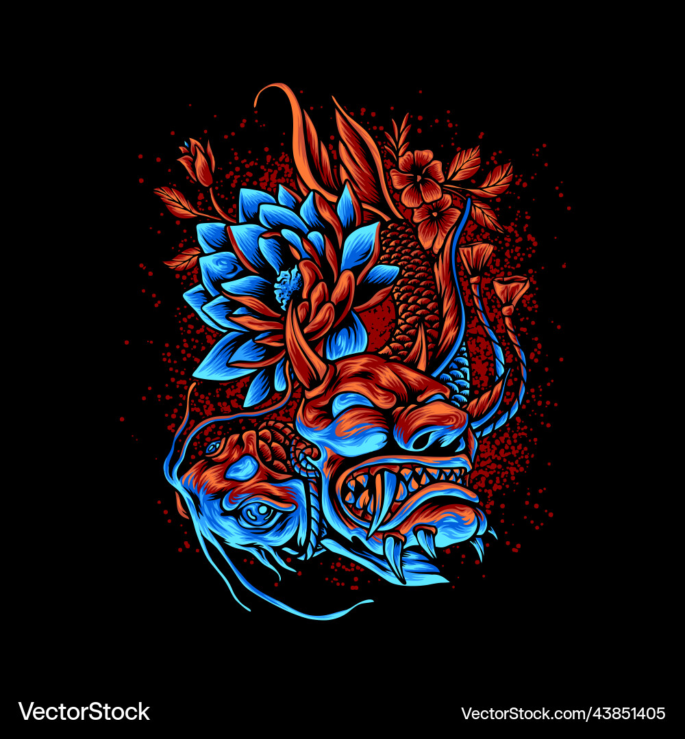 Demon Fish Vector Images (over 170)