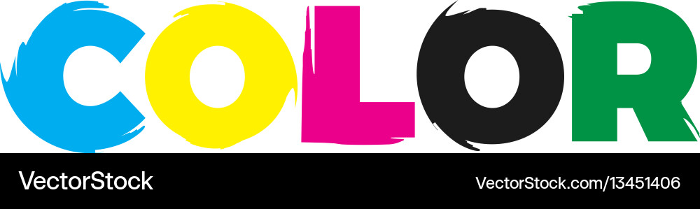 Colorful Paint Splash Logo Royalty Free Vector Image