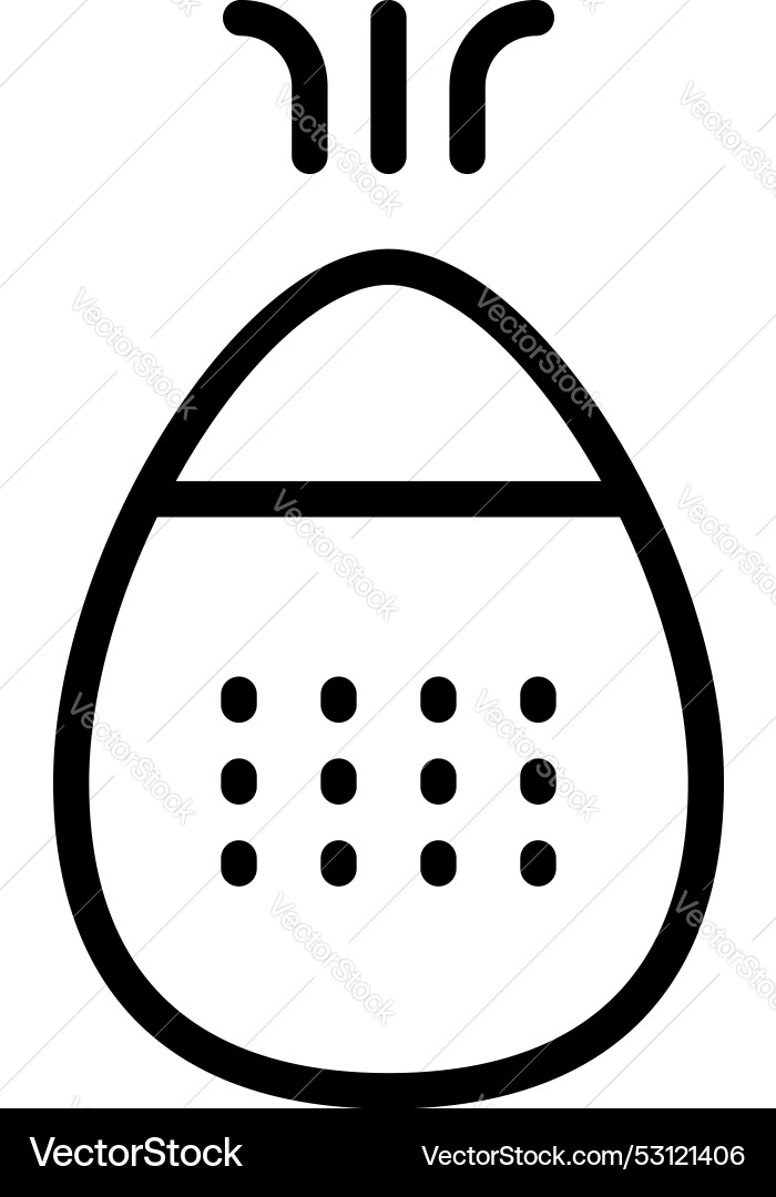 Humidifier device line icon electronic appliance Vector Image