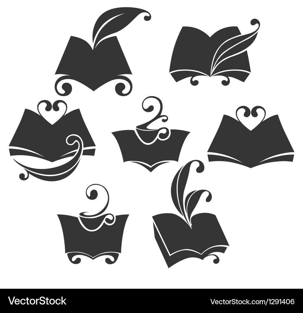 Library collection Royalty Free Vector Image - VectorStock