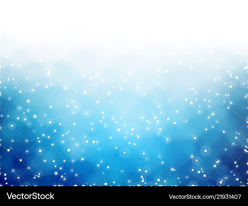 Abstract Blue Network Background – Royalty-Free Vector | VectorStock