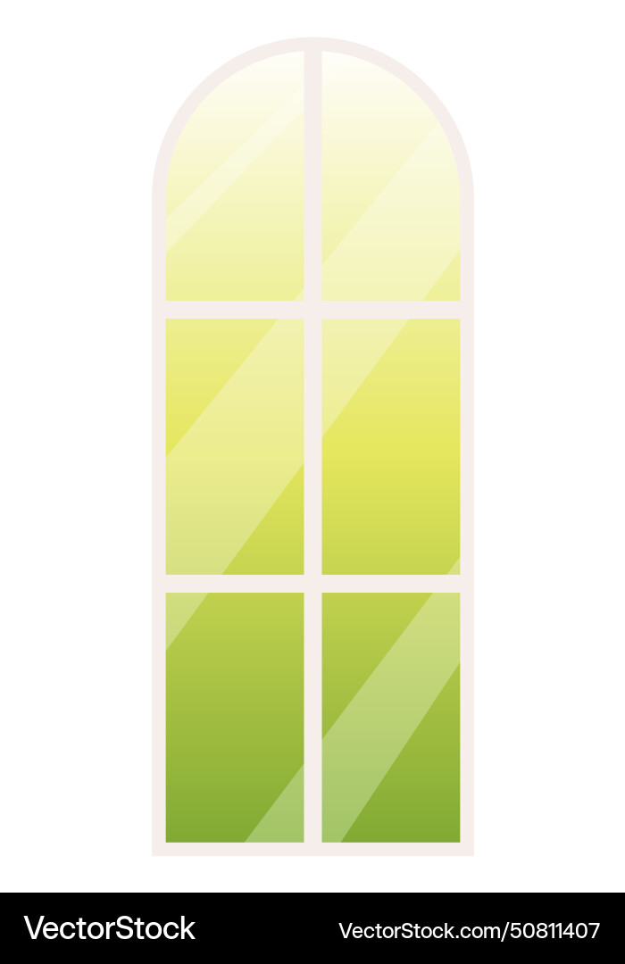 Window with frame classic Royalty Free Vector Image